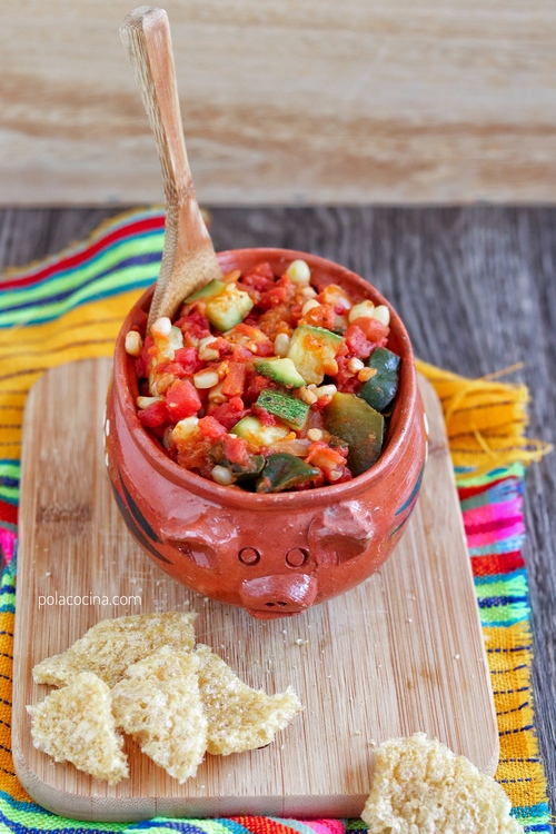 Chicharrón con calabacitas receta mexicana fácil y barata